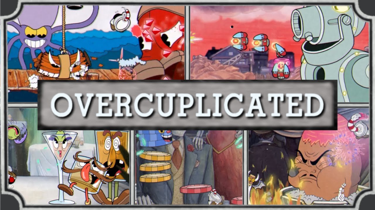 Cuphead: Overcuplicated / No Hit / Brineybeard / Robot / Tipsy / Chips ...