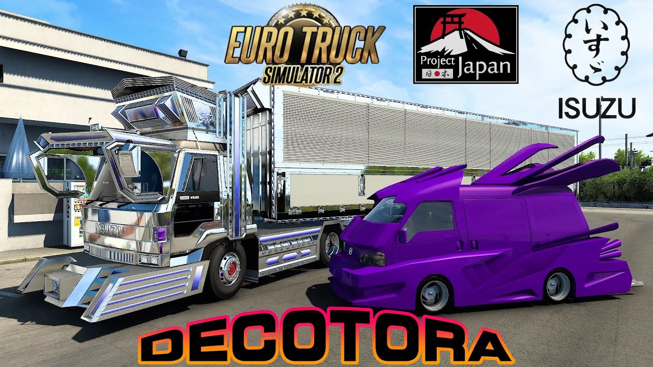 ets2 デコトラ（DECOTORA）いすゞの昭和レトロトラクタ - YouTube