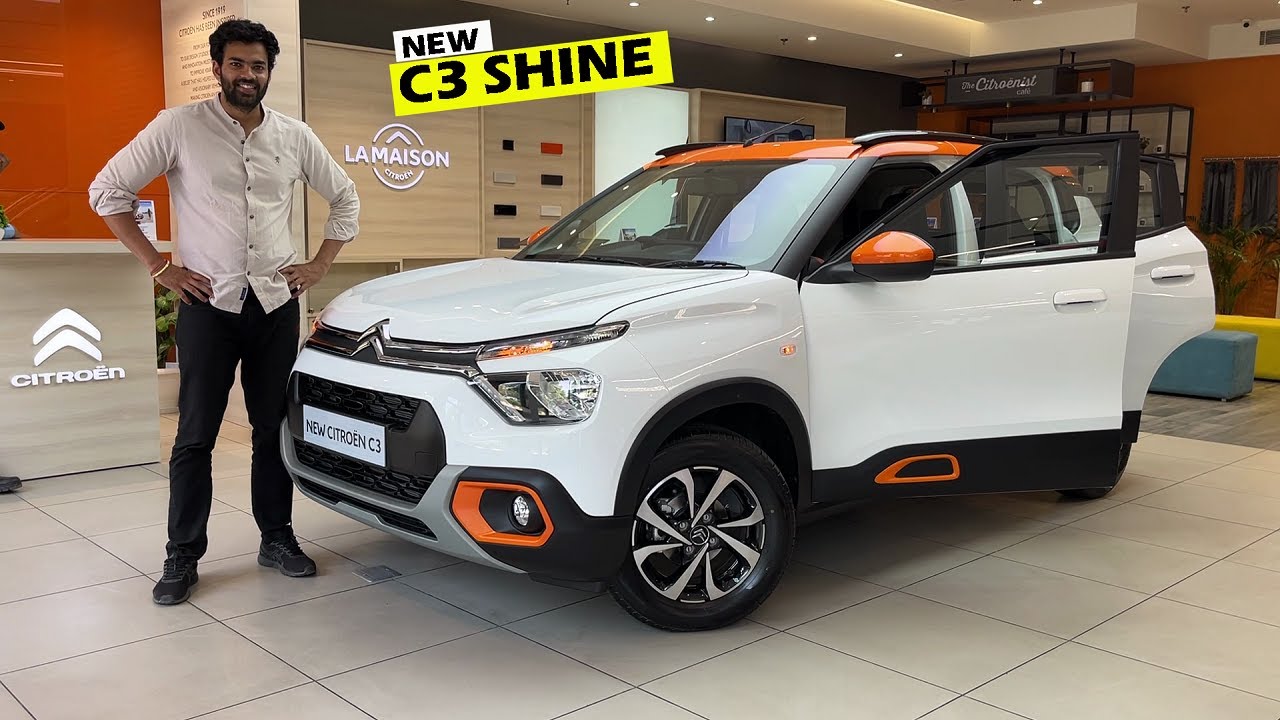 New Citroën C3 Shine Now With 6-NEW FEATURES * ₹40k Price Drop * - YouTube