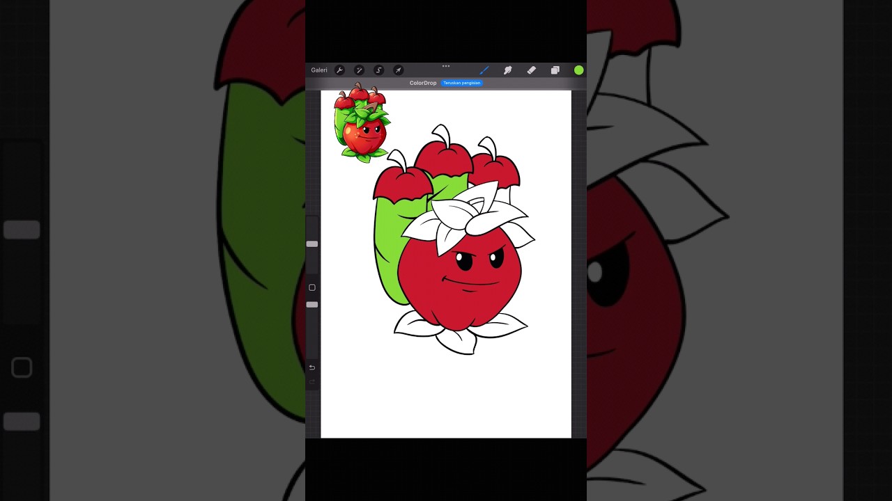 drawing plant vs zombies 2 - Apple Mortar #pvz #pvz2 #plantvszombies2 # ...
