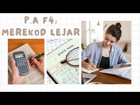 Prinsip Perakaunan Tingkatan 4 (SPM): Contoh Soalan Merekod ke Lejar ...