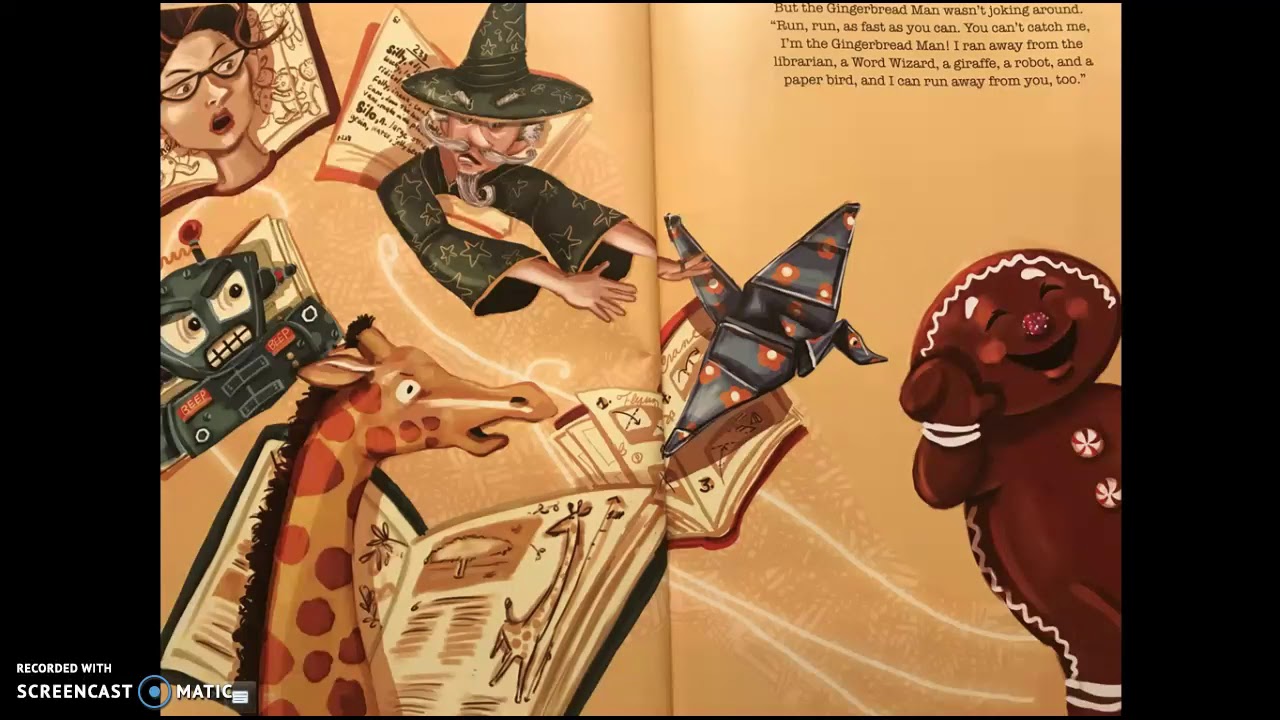 The Library Gingerbread Man by Dotti Enderle (Take 2) - YouTube