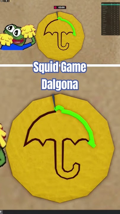Squid game Dalgona #roblox #squidgame2 - YouTube