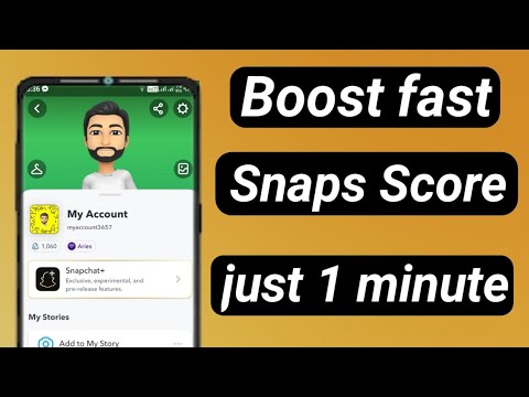 How to increase Snapchat Score within 1 minute // Boost snaps score ...