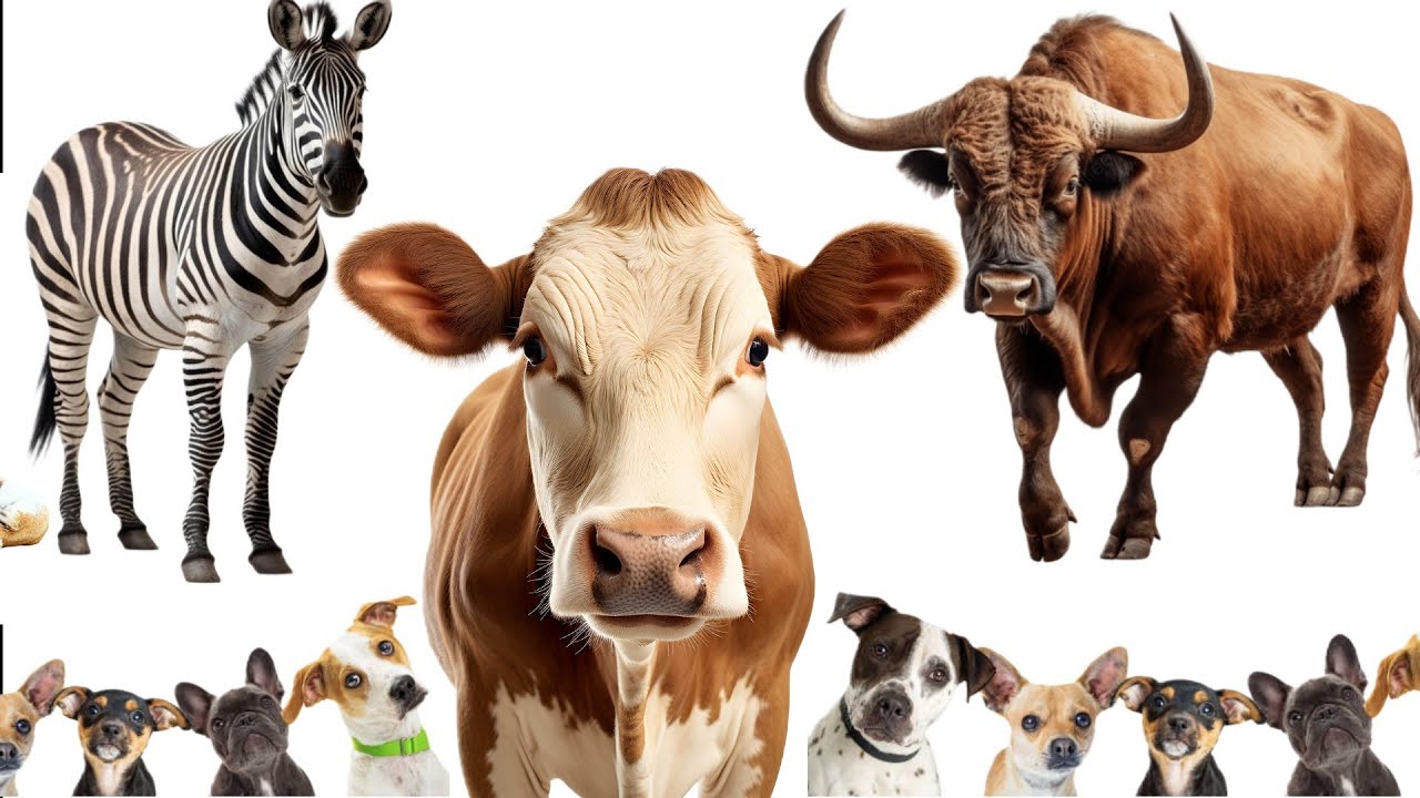 farm animal :- cow , bull , zebra , dog , elephant , goat ,_ animal ...