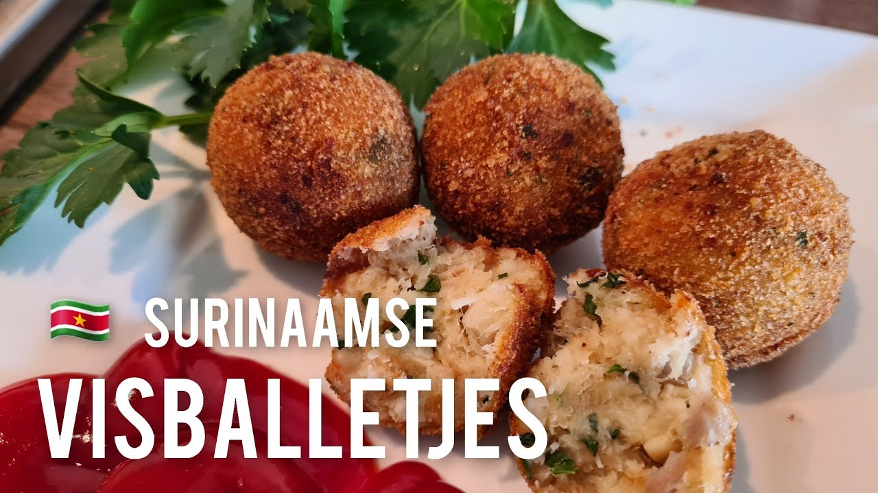 🇸🇷 Surinaamse Visballetjes Kabeljauw recept|Surinamese Cod fish balls ...