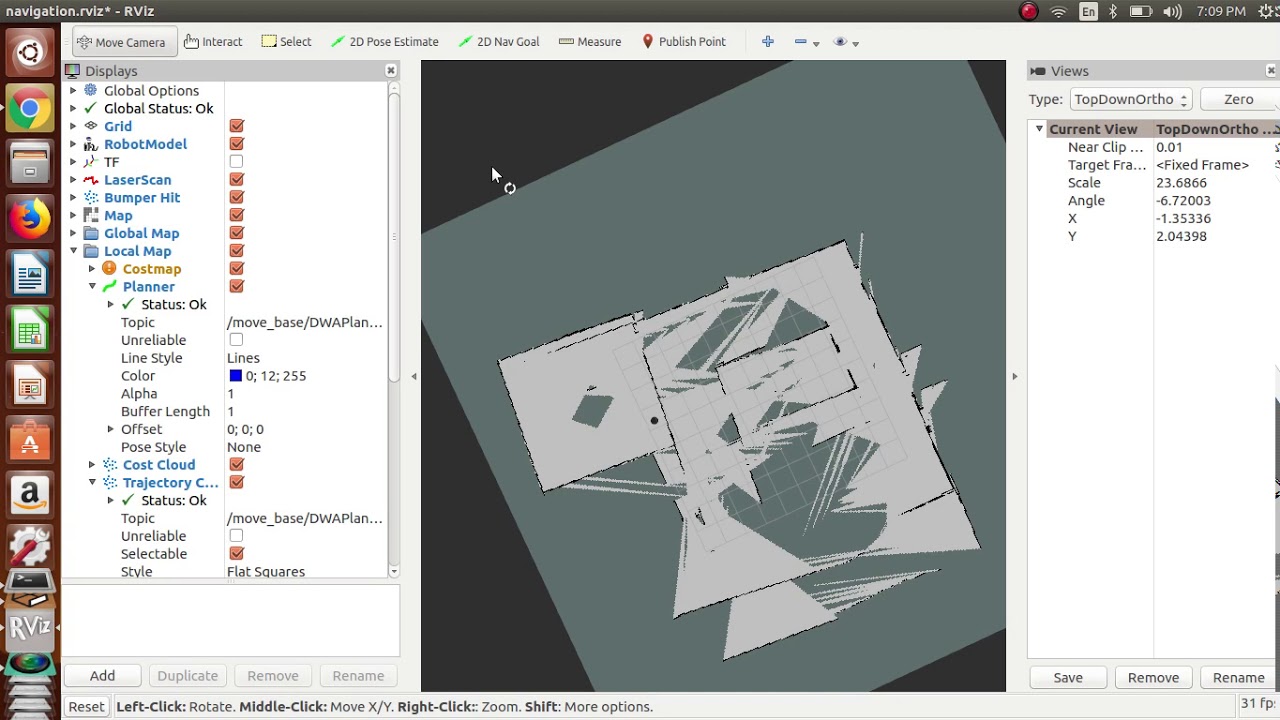 Map generating in Rviz autonomously - YouTube