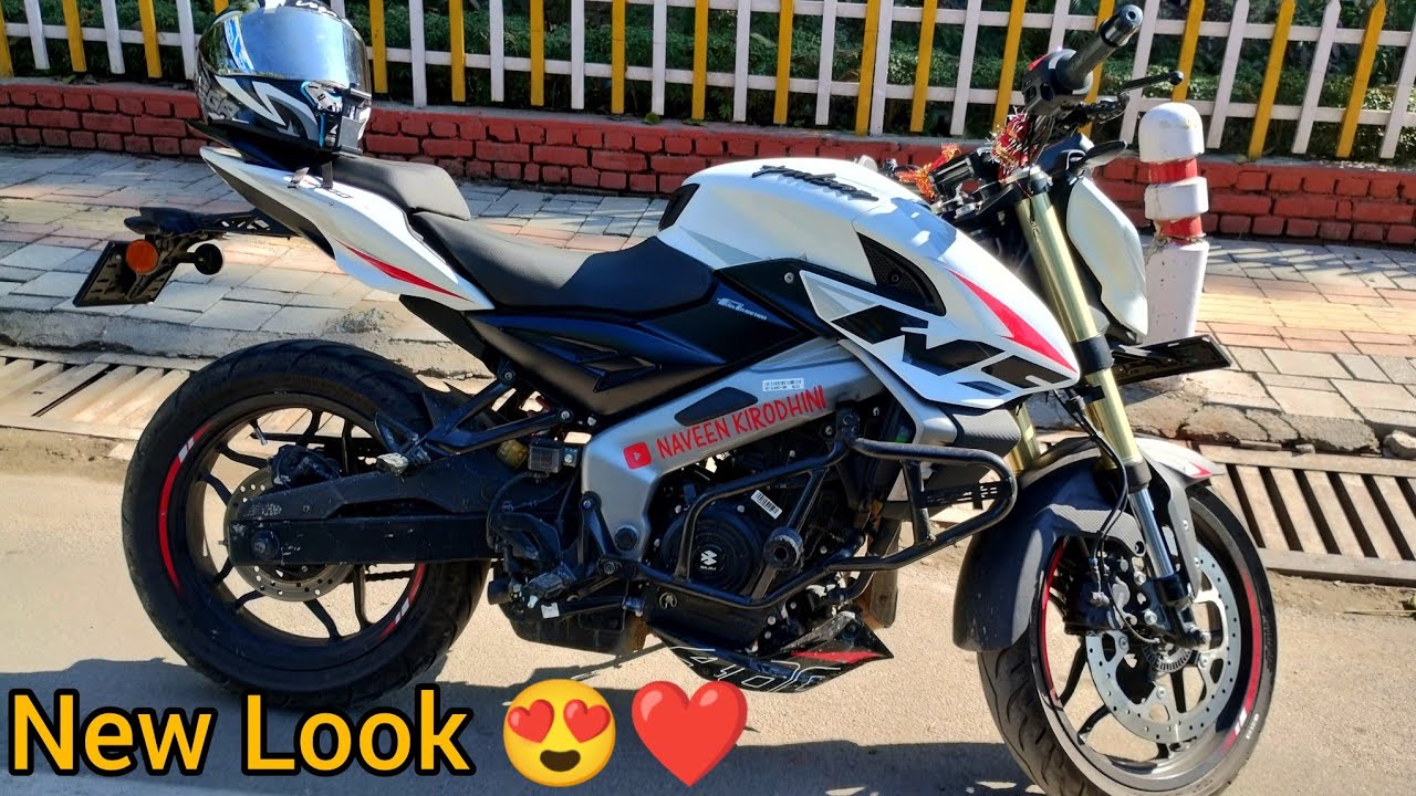 New Modification For Ns 400 Mirror & Mudguard Remove 😍 - YouTube