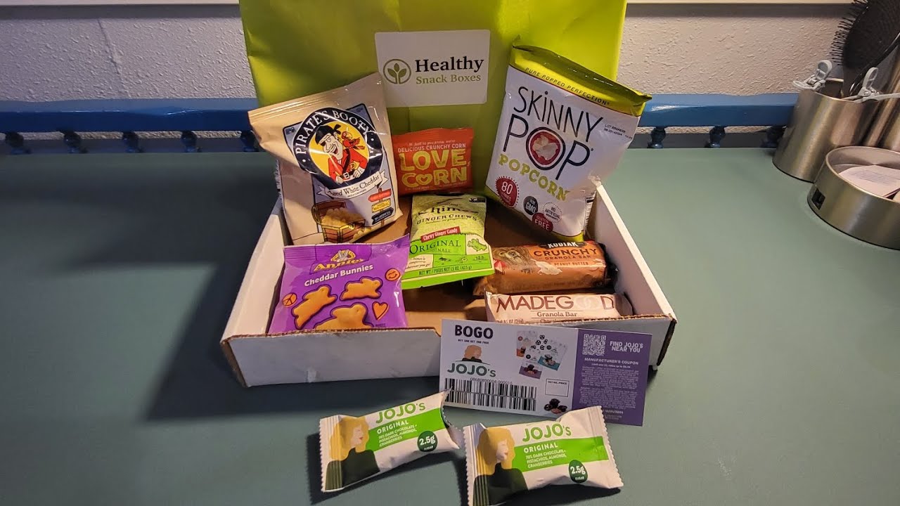 Freebie Friday: Healthy Snack Boxes @justnina8023 - YouTube
