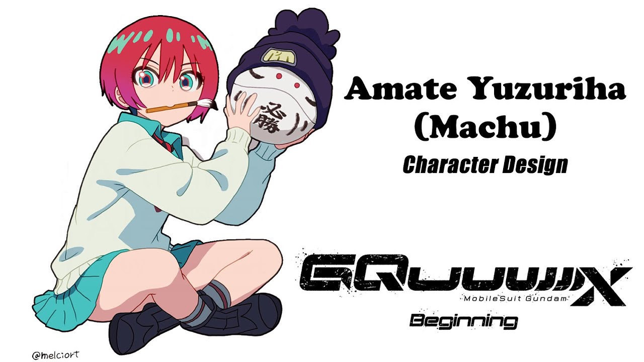 Gundam GQuuuuuuX - Machu Character Design - YouTube