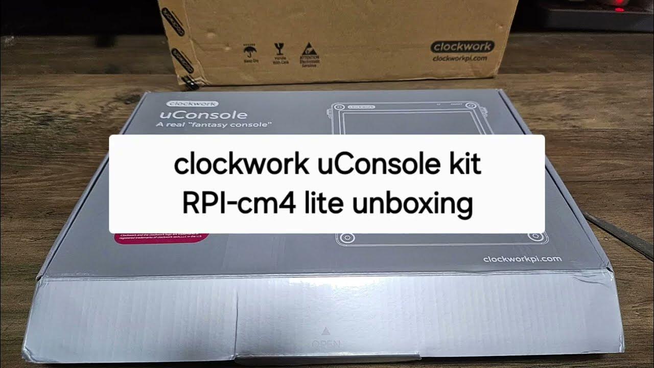 I bought clockwork uConsole kit RPI-CM4 lite unboxing #uconsole - YouTube