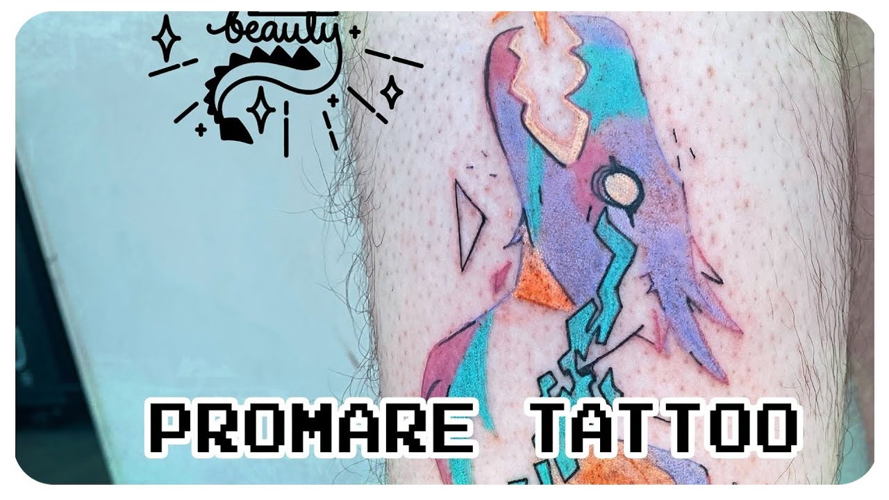 Tattoo Apprentice: Working On Promare Tattoo - YouTube