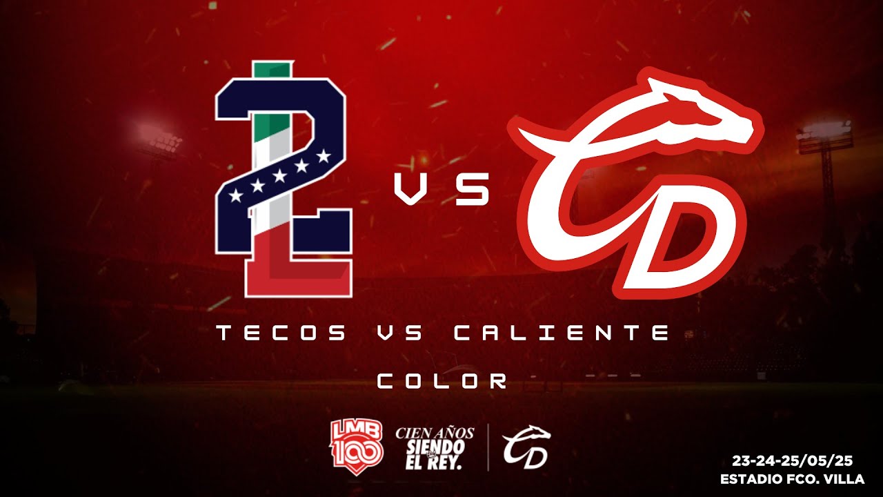 COLOR / TECOS vs CALIENTE ⚾🔥 - YouTube