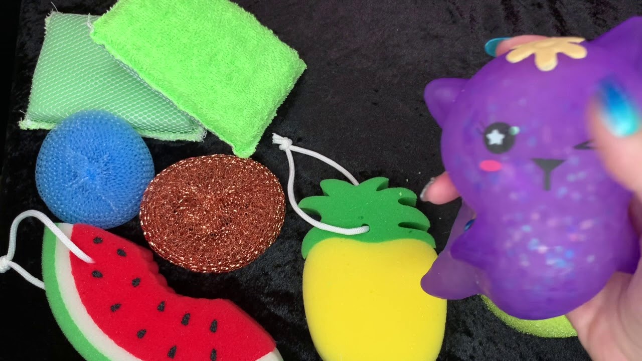 ASMR Relaxing Old School Triggers Tapping Scratching Sponge Tingles ...