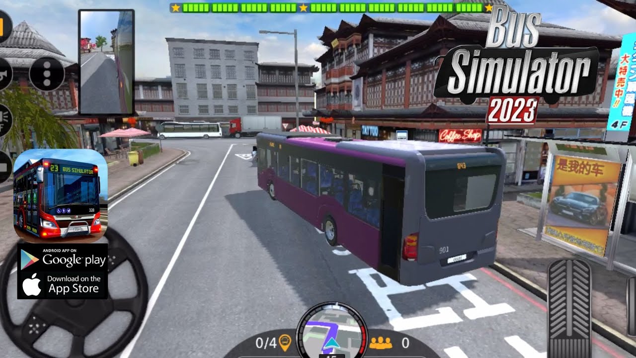 #3 Bus Simulator 2023 Ovilex- GamePlay | Driving a Bus in Shanghai ...