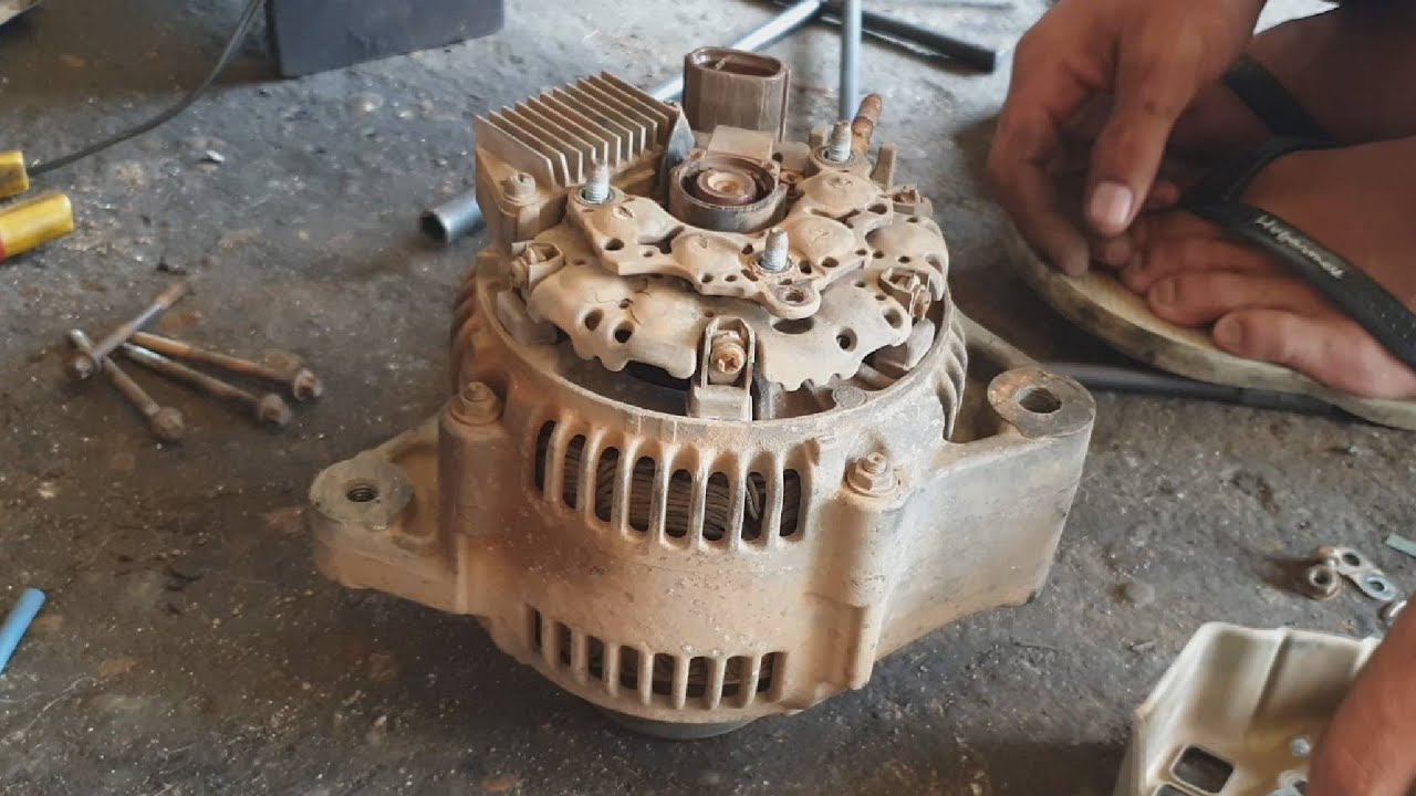 Camry dynamo repairing , 12 volt dynamo repairing , Change bearing ...