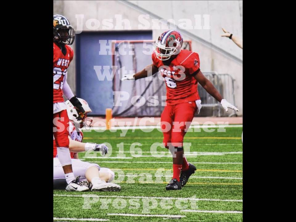 Josh Small #4 - 2016 CFL Draft Prospect - YouTube