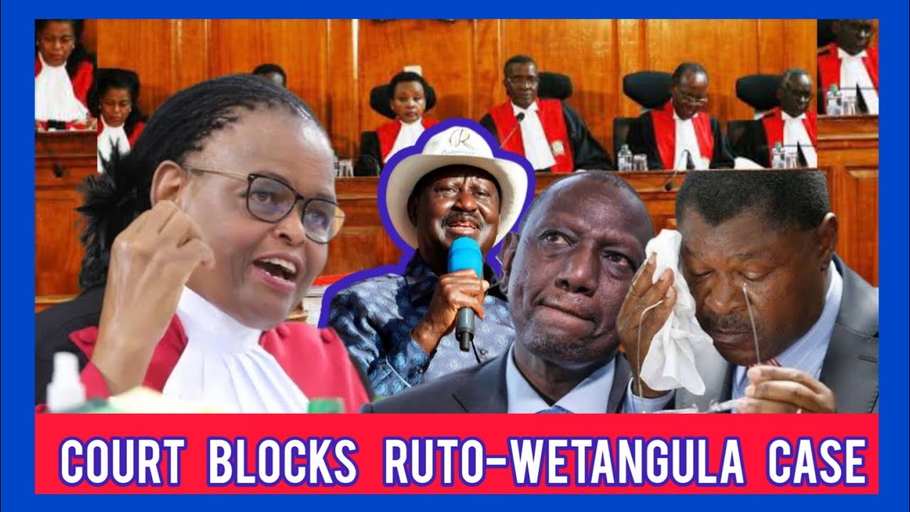 RAILA Wins As COURT suspends RUTO~WETANGULA case against AZIMIO today ...