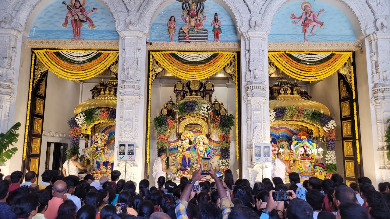 iskcon hyderabad sankirtan dance..😍 #happiness #harekrishna #ramnavami ...