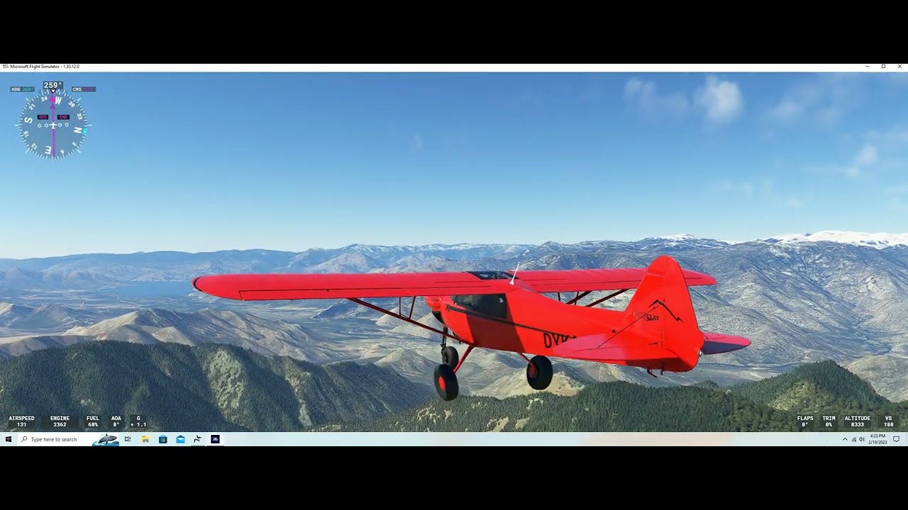 Stol Flying. Canyon diving. - YouTube