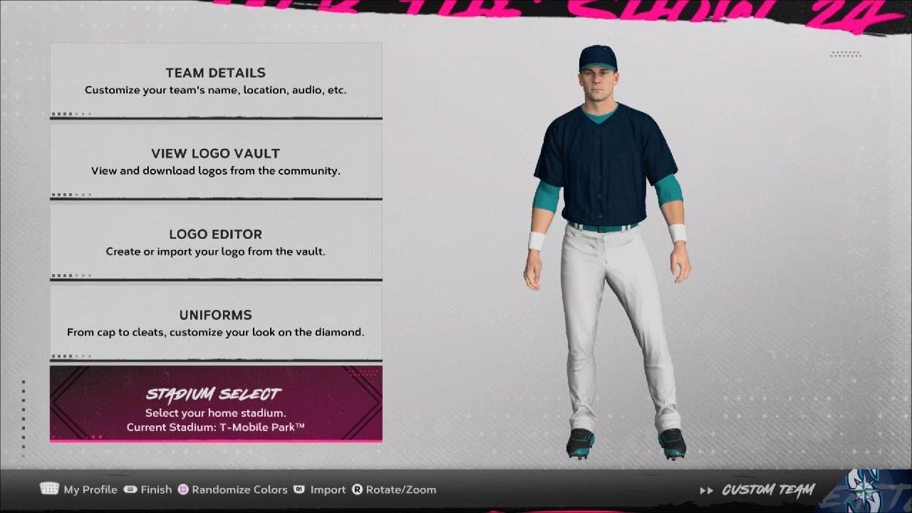 MLB The Show 24 How to start a franchise with all created teams - YouTube
