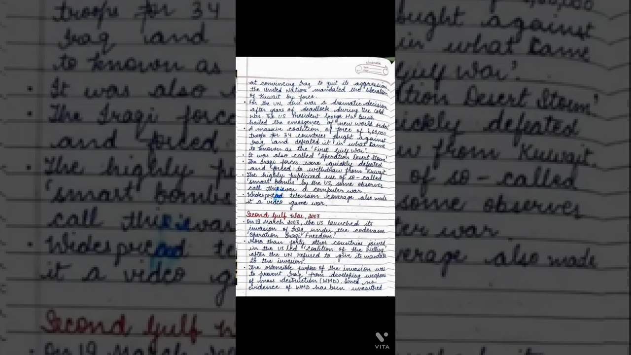 Ch 2 End of Bipolarity class 12 Political Science handwritten notes ...