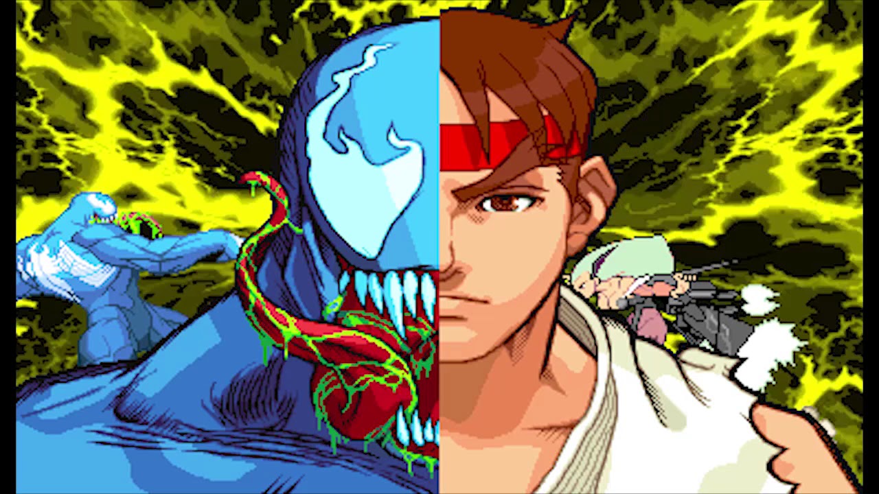 Marvel vs Capcom 1 ( Arcade ) - Venom / Ryu Playthrough ( Sept 14, 2017 ...