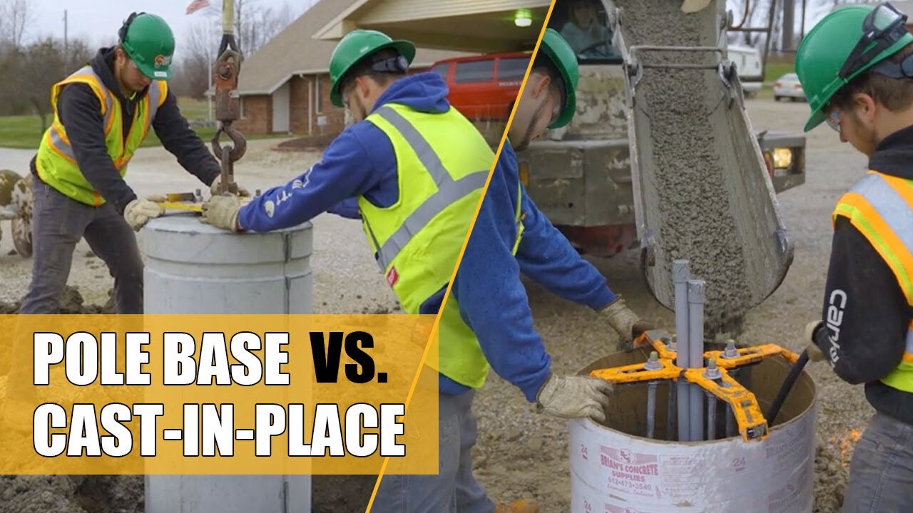 Precast vs. Cast-in-Place Pole Base Installation: Which is Better ...