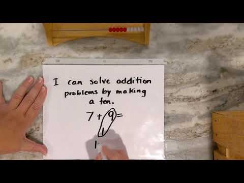 Adding Using a Rekenrek and Making a Ten - YouTube