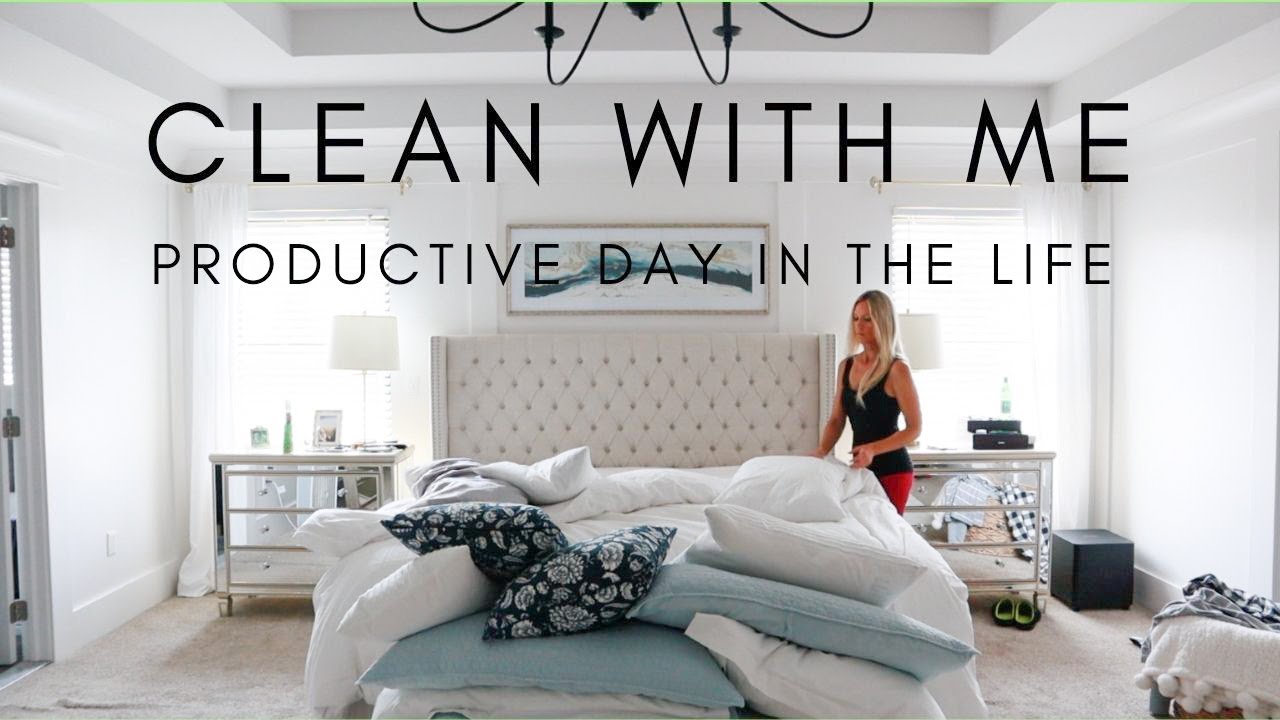 CLEAN WITH ME | PRODUCTIVE DAY IN THE LIFE | CLEANING MOTIVATION - YouTube