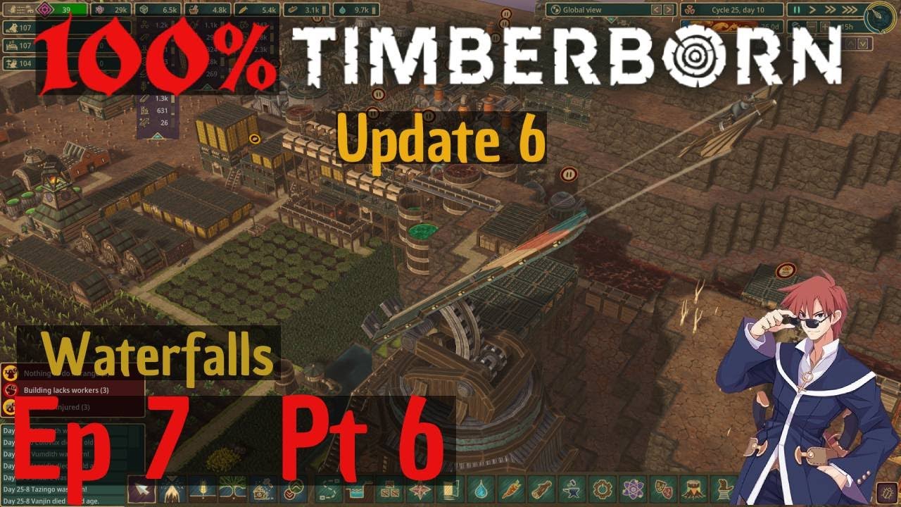 100% Timberborn | Update 6 | Episode 7 Waterfalls - Part 6 (Finale ...