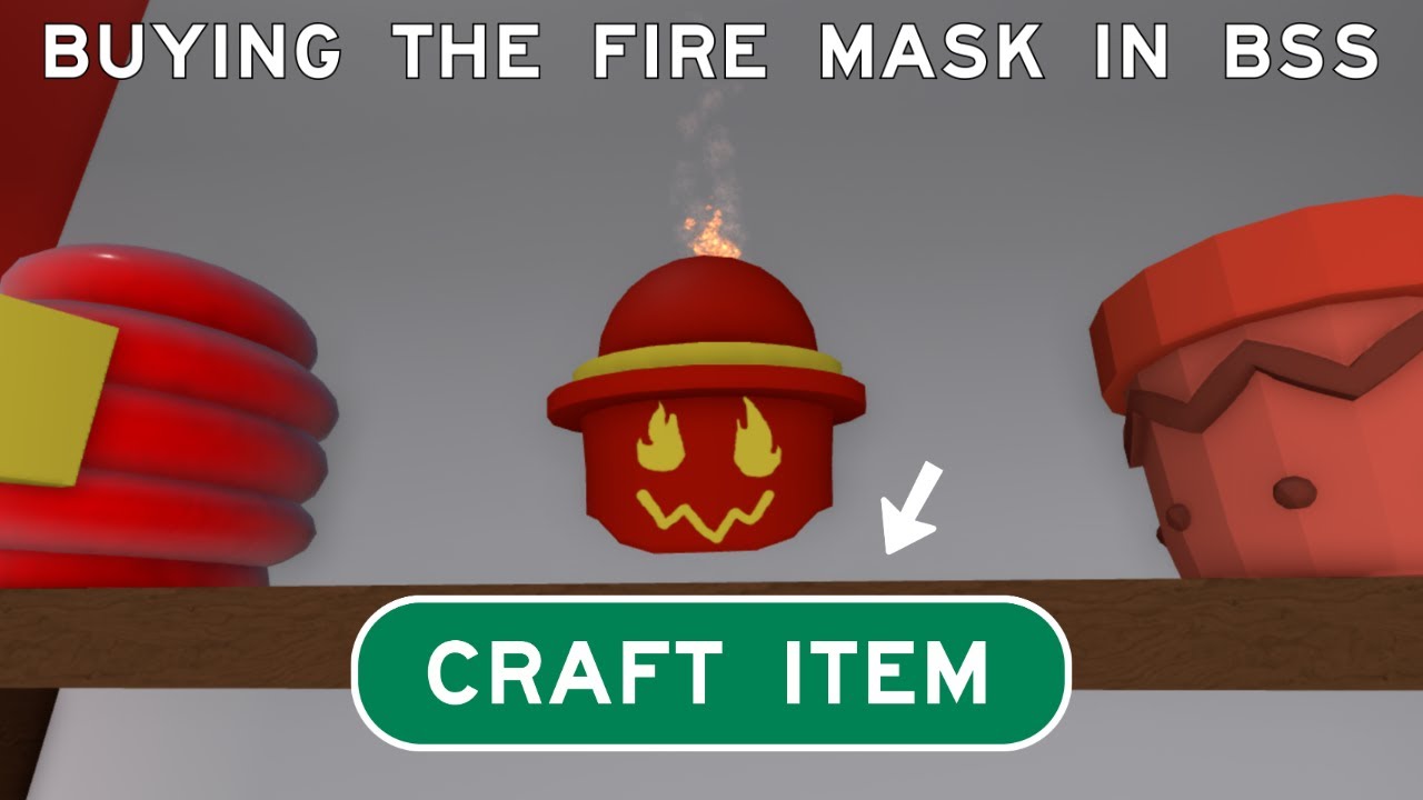 Buying the Fire Mask in Roblox Bee Swarm Simulator - YouTube