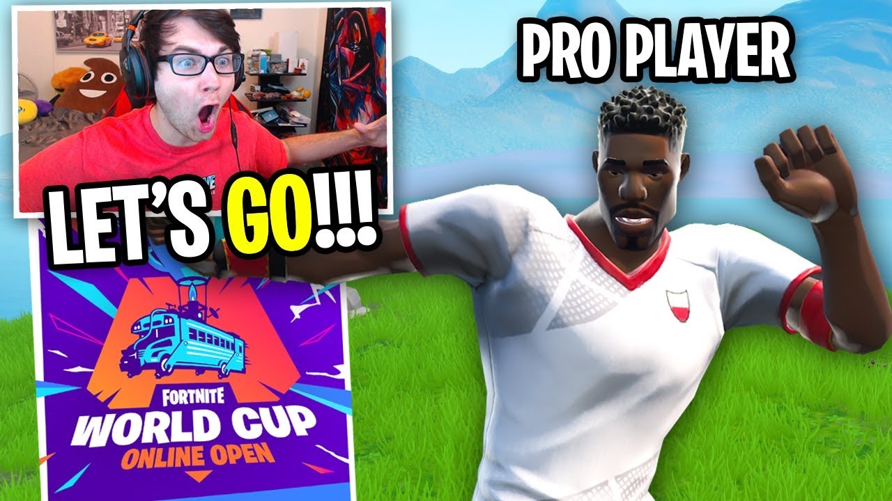 I put on a SOCCER SKIN and became a PRO PLAYER... (Fortnite WORLD CUP ...