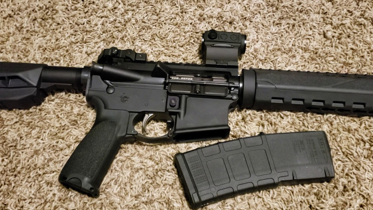 Springfield Saint with upgrades (palmetto state armory clone) - YouTube