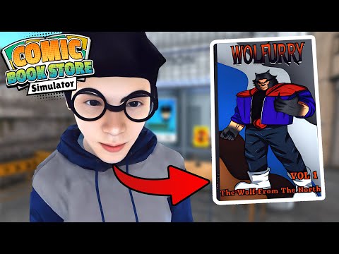 Tutorial Mendapatkan KOMIK WOLFURRY dan Komik Lainnya di Comic Book Store Simulator