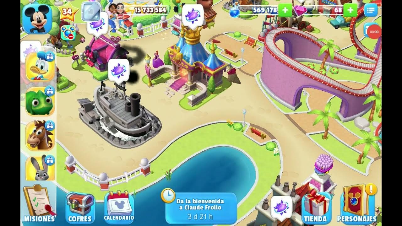 Disney magic kingdoms gameplay parte 126 - YouTube