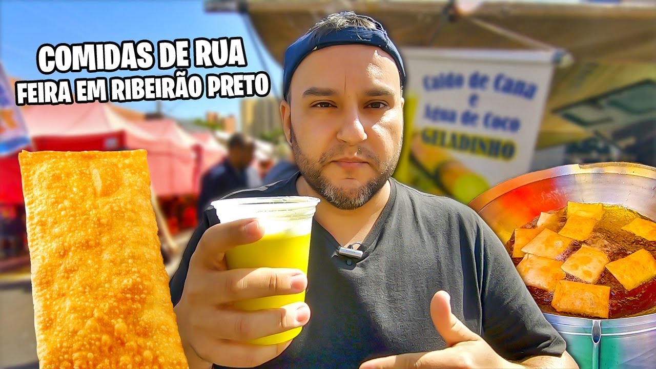 COMIDAS DE RUA EM FEIRA LIVRE DE RIBEIRÃO PRETO - FEIRA DA AVENIDA ...