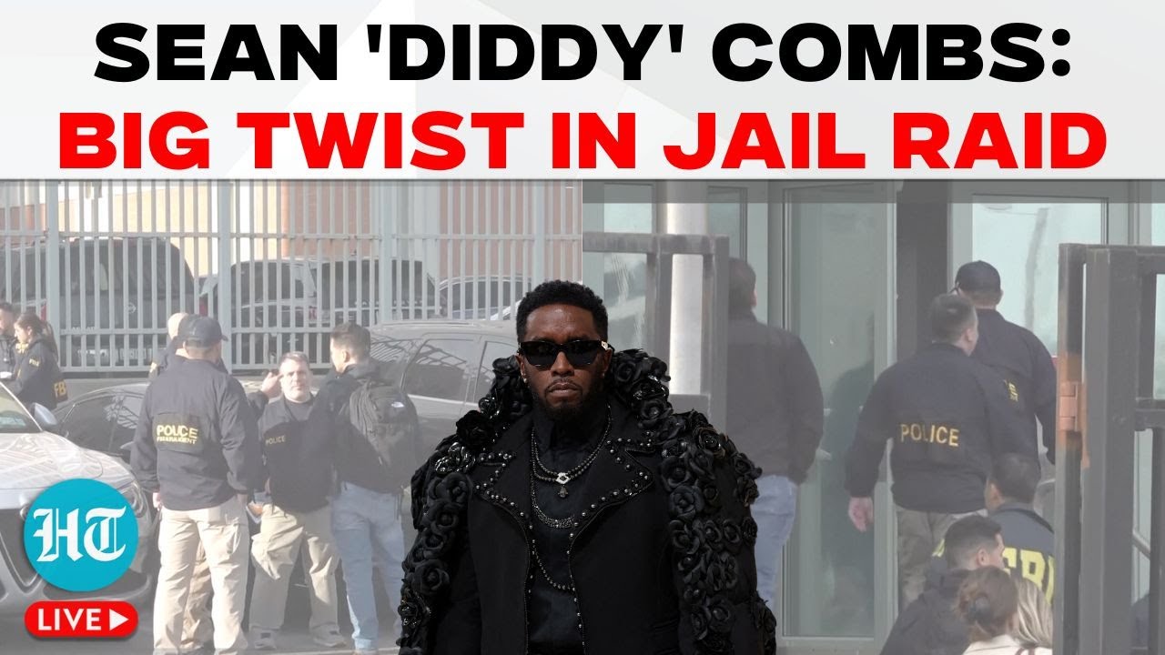 Sean 'Diddy' Combs LIVE | Raid On Jail Housing Rapper; Drugs, Weapons ...