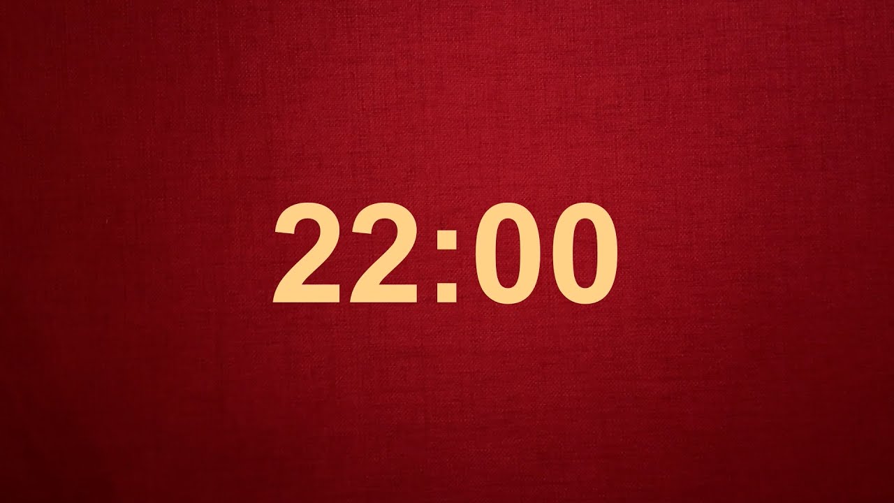 22 Minute Timer with Gentle Alarm - YouTube