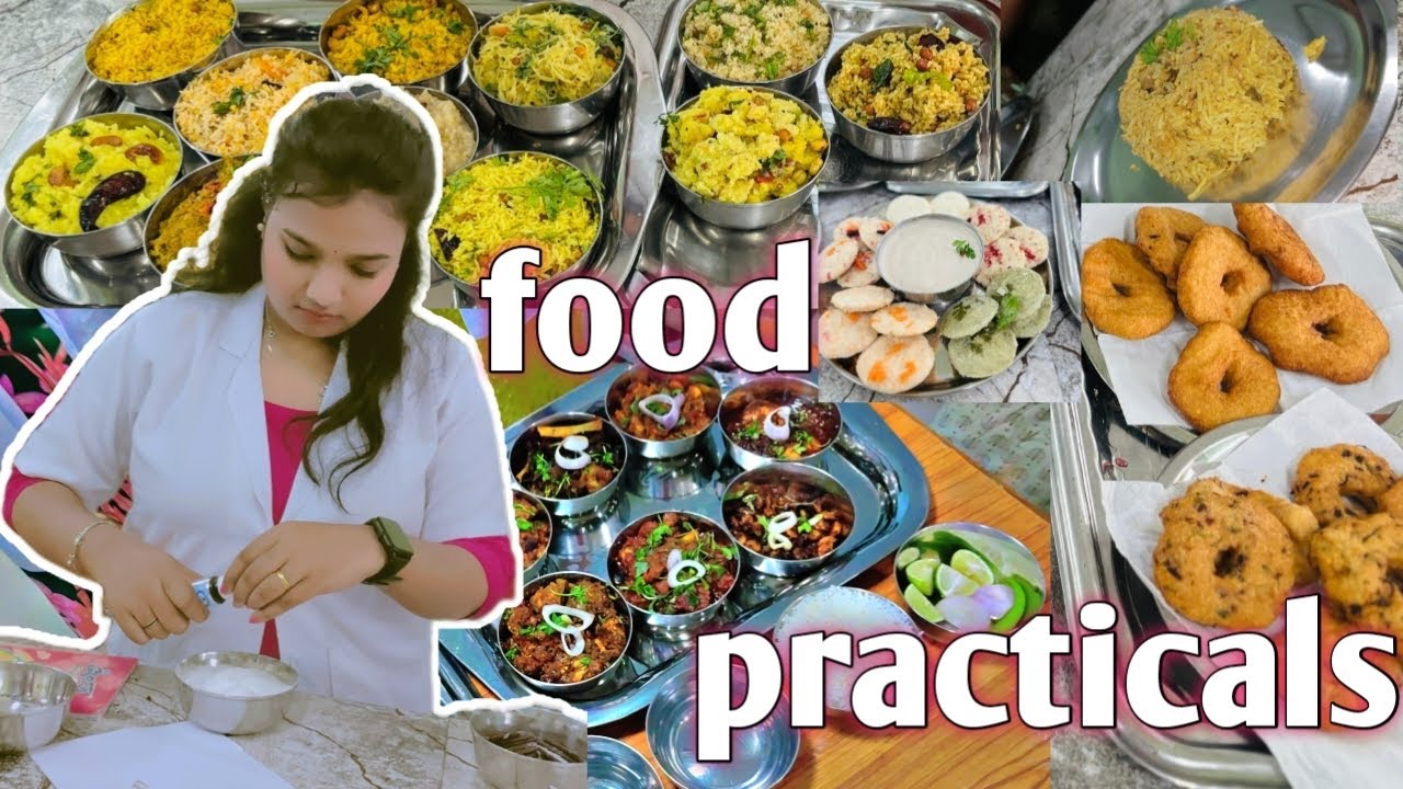 food practicals in our university - YouTube