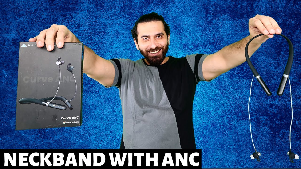 Boult Curve ANC | Best neckband with ANC, 60ms extreme low latency at ...