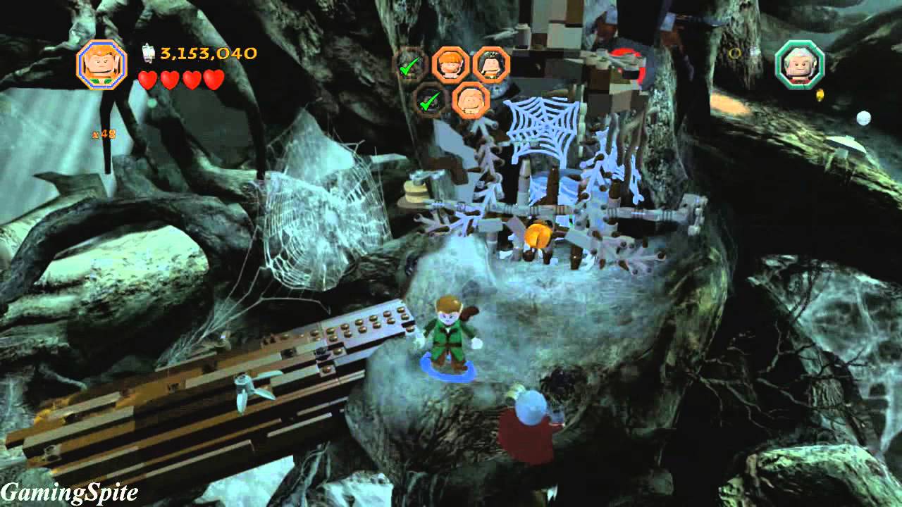 Lego the Hobbit It Stings! 100% Spider Minikit 2 of 3 - YouTube