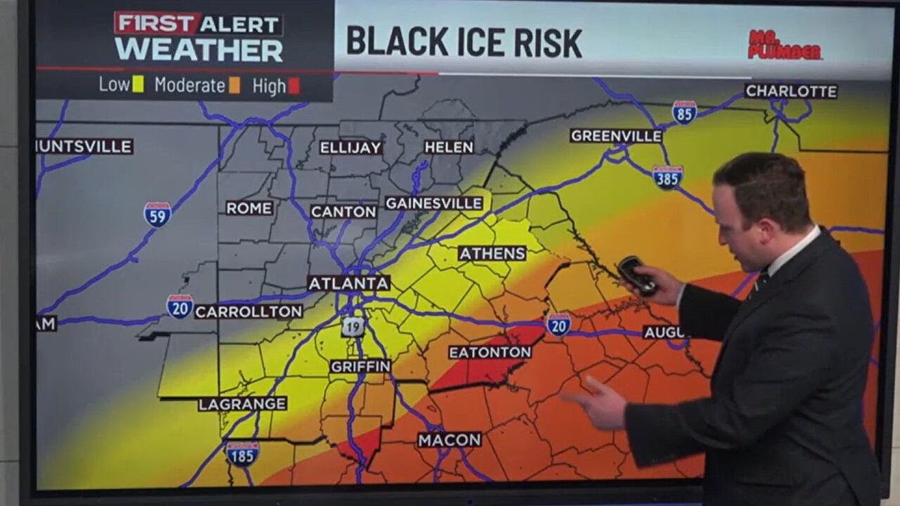 FIRST ALERT WEATHER: Risk of black ice remains after snowfall in ...