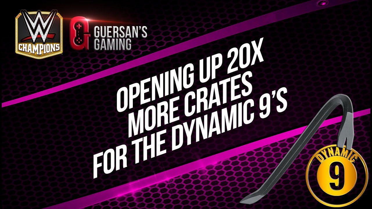 Opening up 20x more Crowbar Crates for the Dynamic 9's / WWE Champions ...