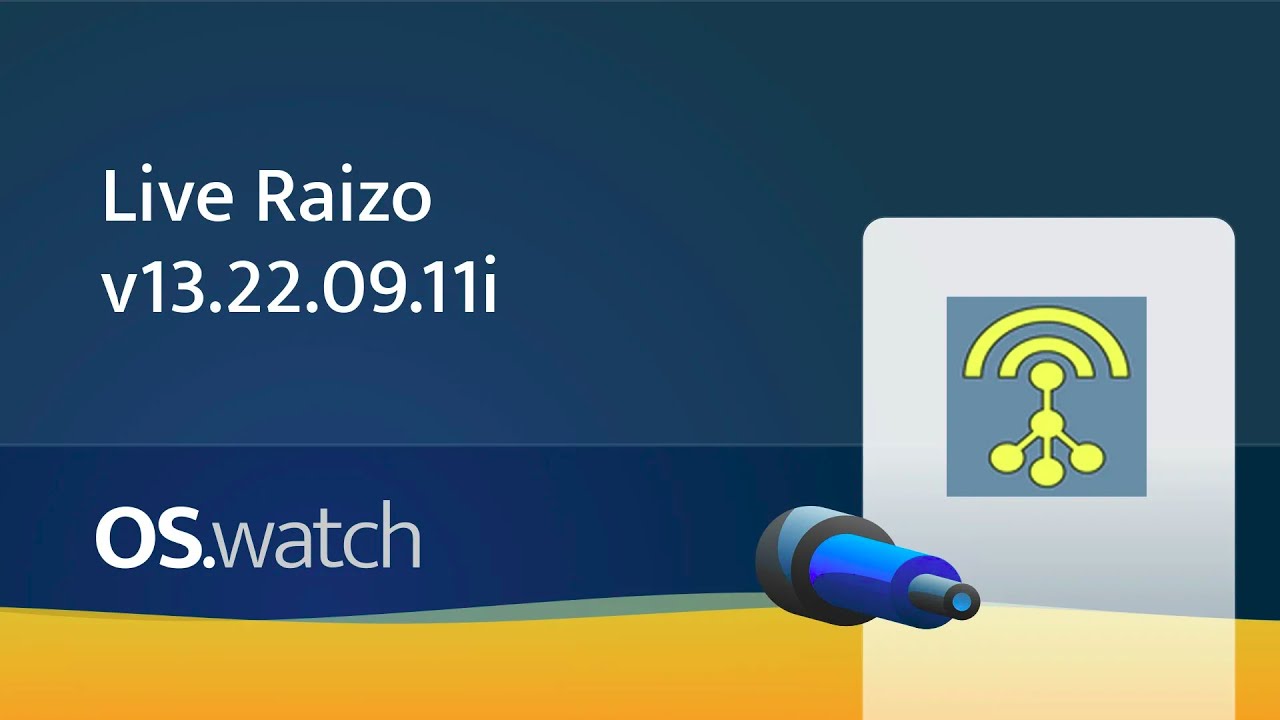 Live Raizo v13.22.09.11i • Quick walk-through • os.watch - YouTube