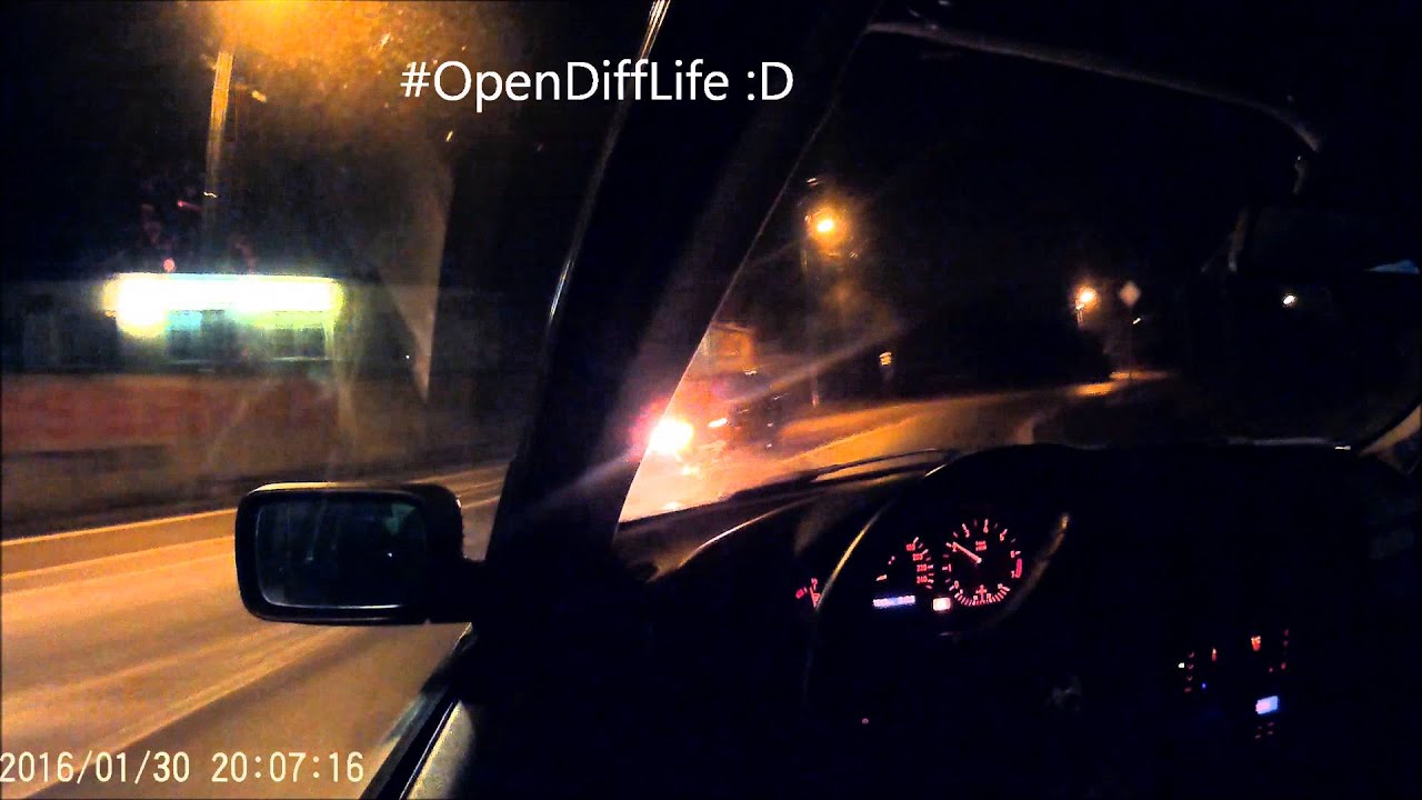BMW 328i e36 - Night Drive ONBOARD (in HD) - YouTube