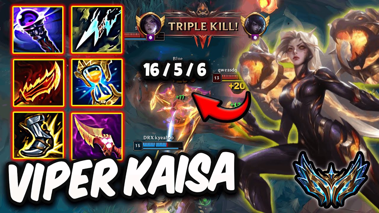 Kaisa vs Aphelios ADC ( HLE VIPER ) - Korea Challenger Patch 25.13 ...