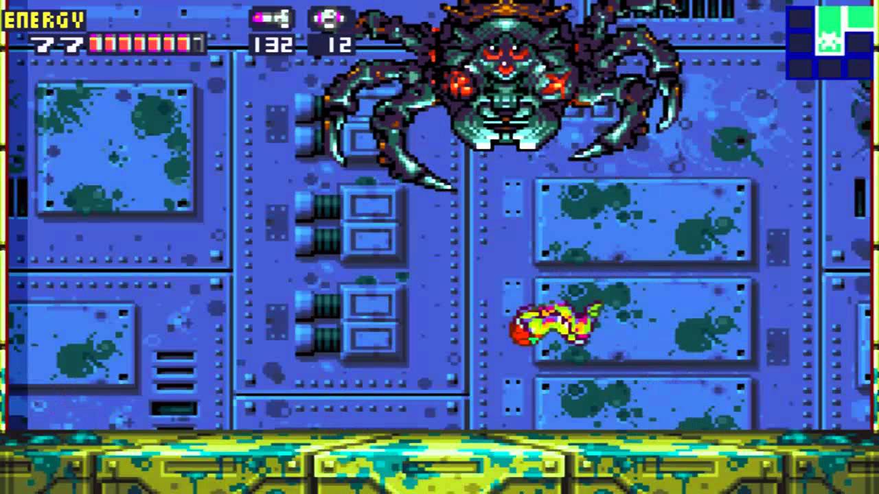 Let's Play Metroid Fusion(GBA) Part 12 - "Samus Vs. The Spider" - YouTube