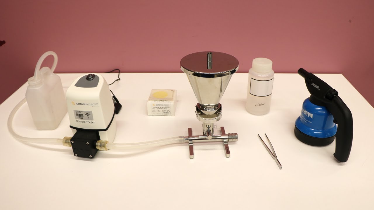 Filtration d'eau - Filtration sans préfiltration (entonnoir métallique ...