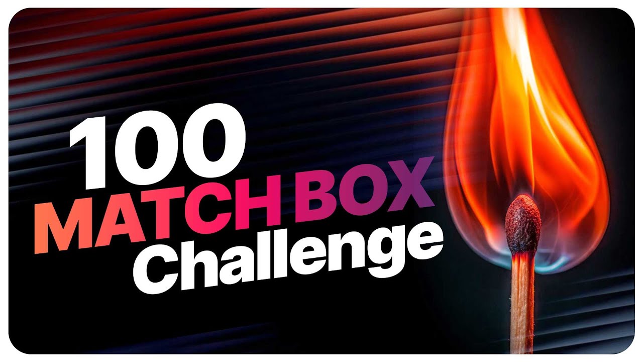 Burning 100 Matchboxes at Once! Insane Fire Experiment 🔥 - YouTube